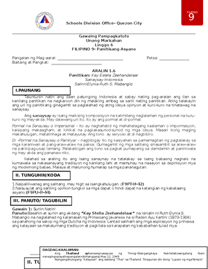 Creative Writing Module 1 Lessons 1,2, and 3 - SENIOR HIGH SCHOOL ...