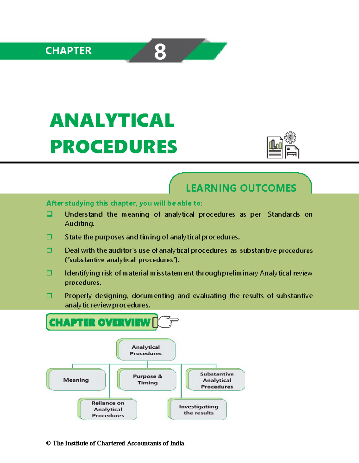 Chapter 8 Analytical Procedures - LEARNING OUTCOMES ANALYTICAL ...