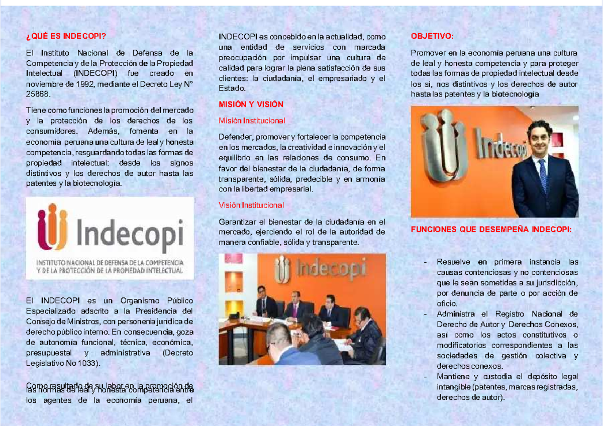 Pdf-triptico-sobre-indecopi compress - ¿QUÉ ES INDECOPI?¿QUÉ ES ...