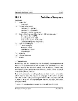 Unit 2-Sentences - Sentences - Unit 2 Sentences Structure: 2 ...