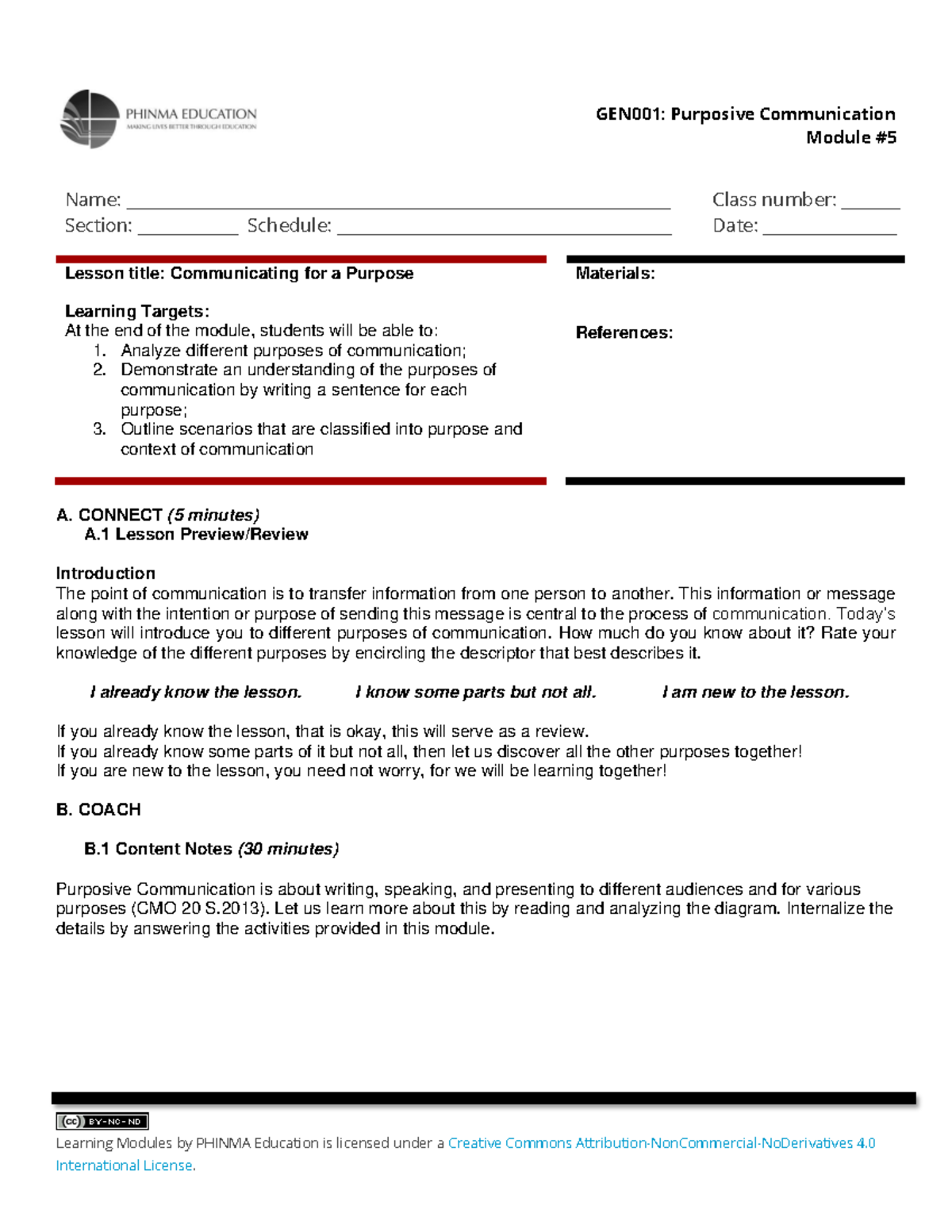 GEN001 SAS- Answer Material - Module # 5 Name: - Studocu