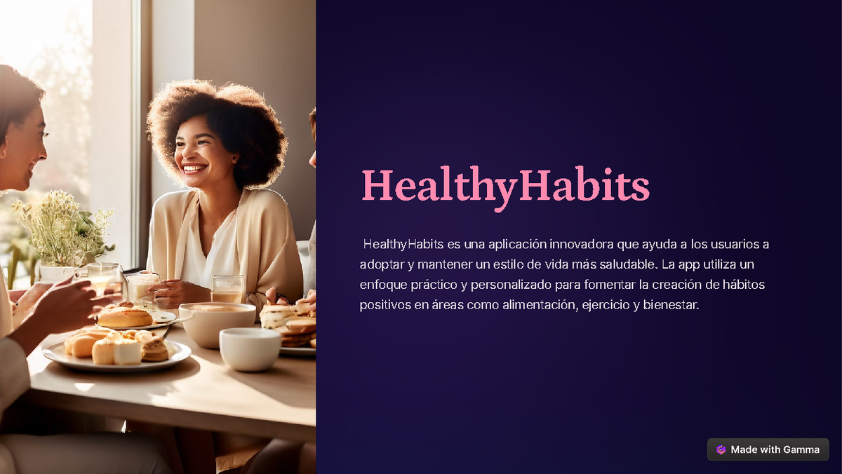 Healthy Habits (1) - es un proyecto realizado a lo largo de las clases ...