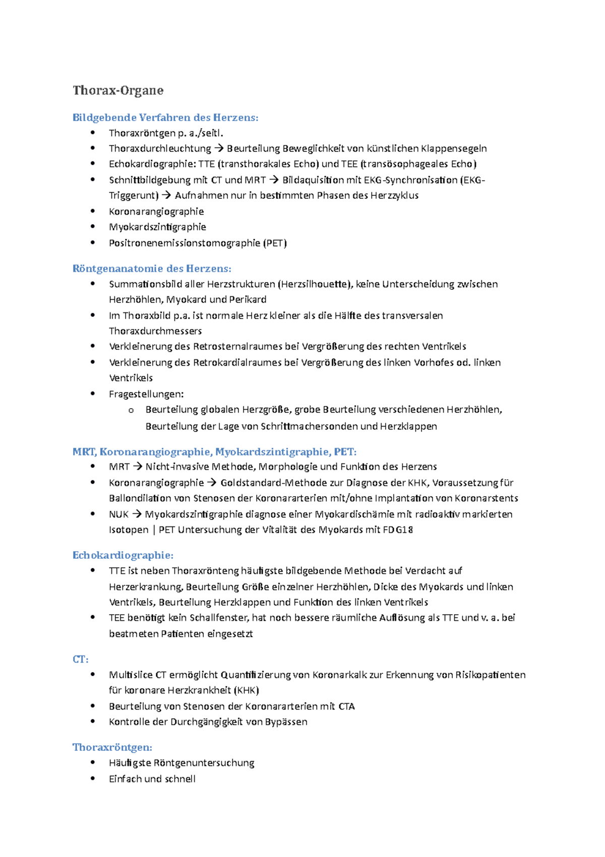 Zusammenfassung Klinische Pathologie und Pathophysiologie Teil 2 ...