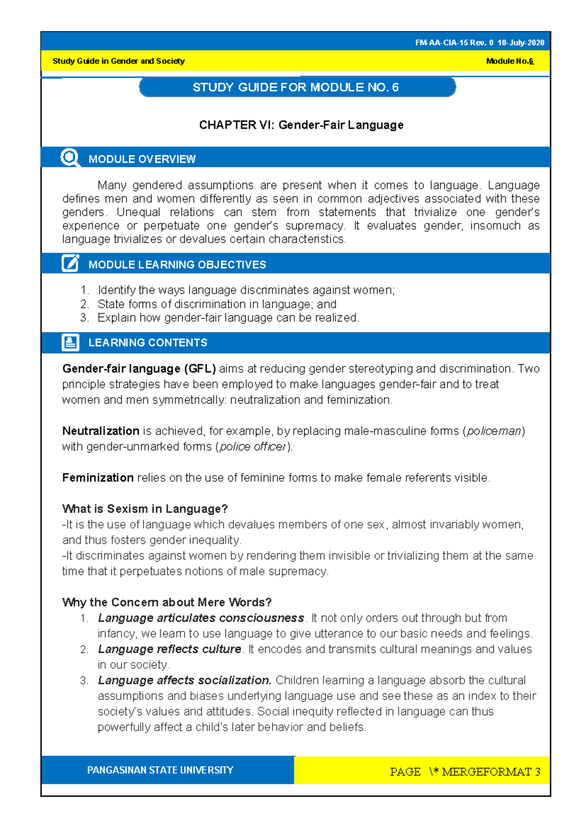 Inbound 6738341250008614934 - STUDY GUIDE FOR MODULE NO. 6 FM-AA-CIA-15 ...