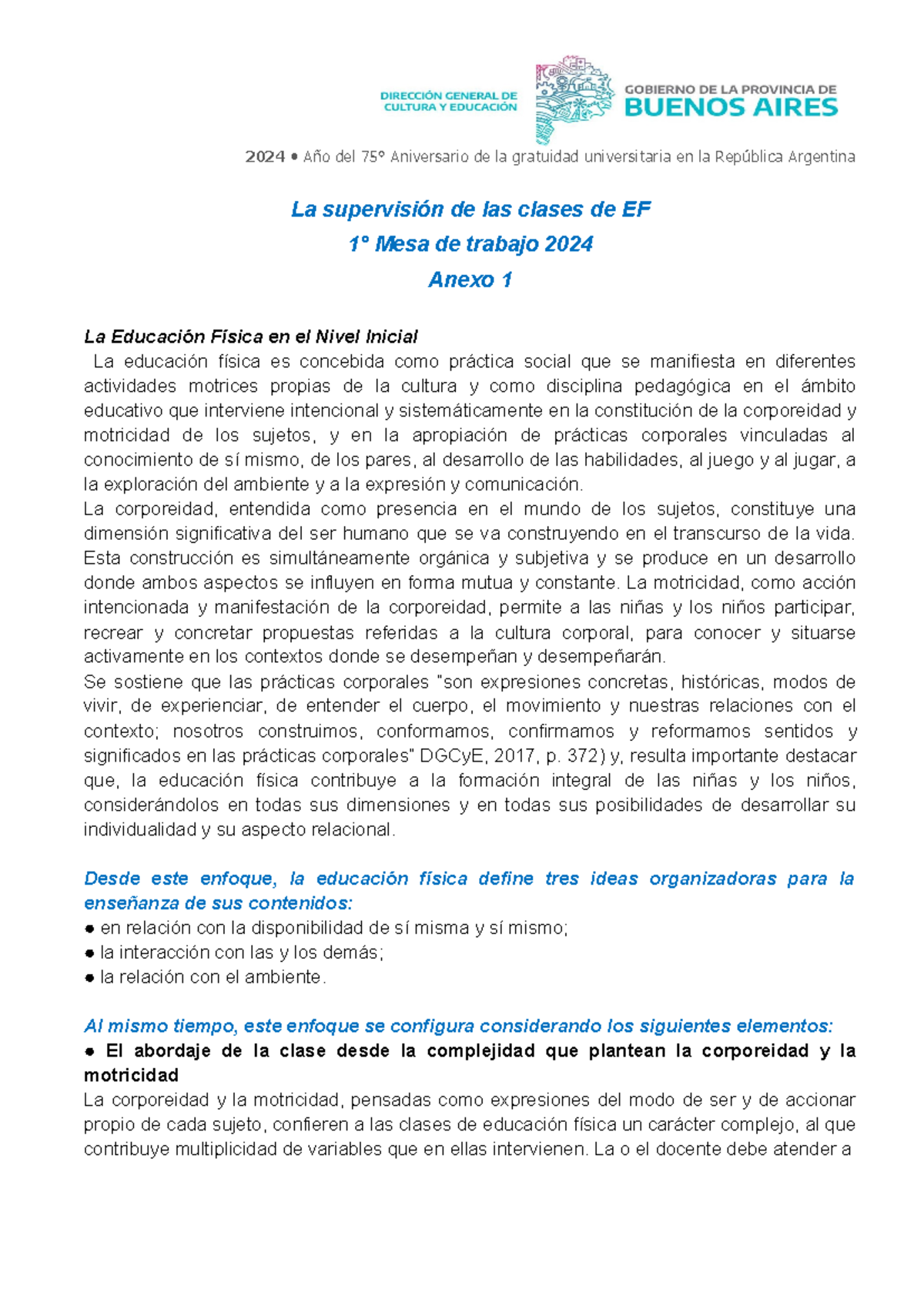 Anexo 1 la supervisión en EF - La supervisión de las clases de EF 1 ...