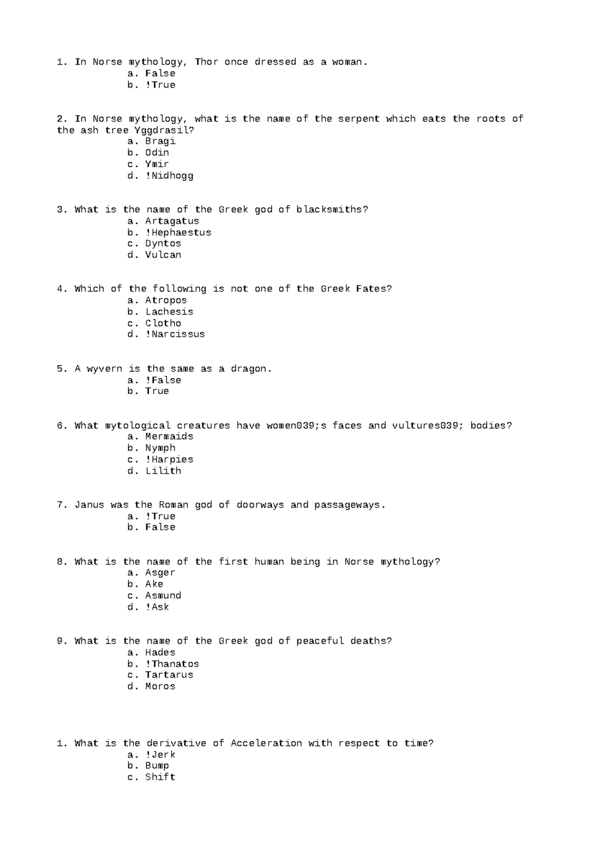 CSC327 Augmented Reality Project Spring 2020 6 - In Norse mythology ...