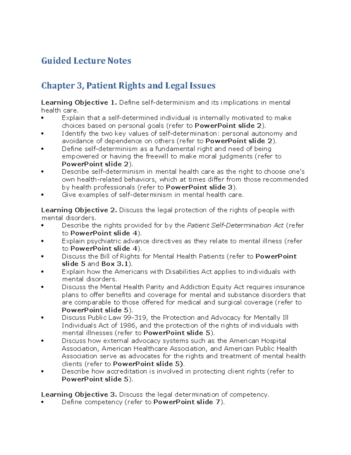Boyd Ess 2e Guided Lecture Notes Chapter 03 - Guided Lecture Notes ...