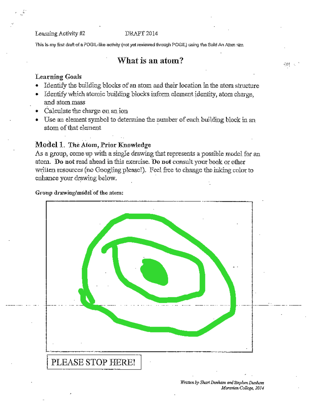 ashley- Build Atom - Learning Activity DRAFT 2014 This is my first ...