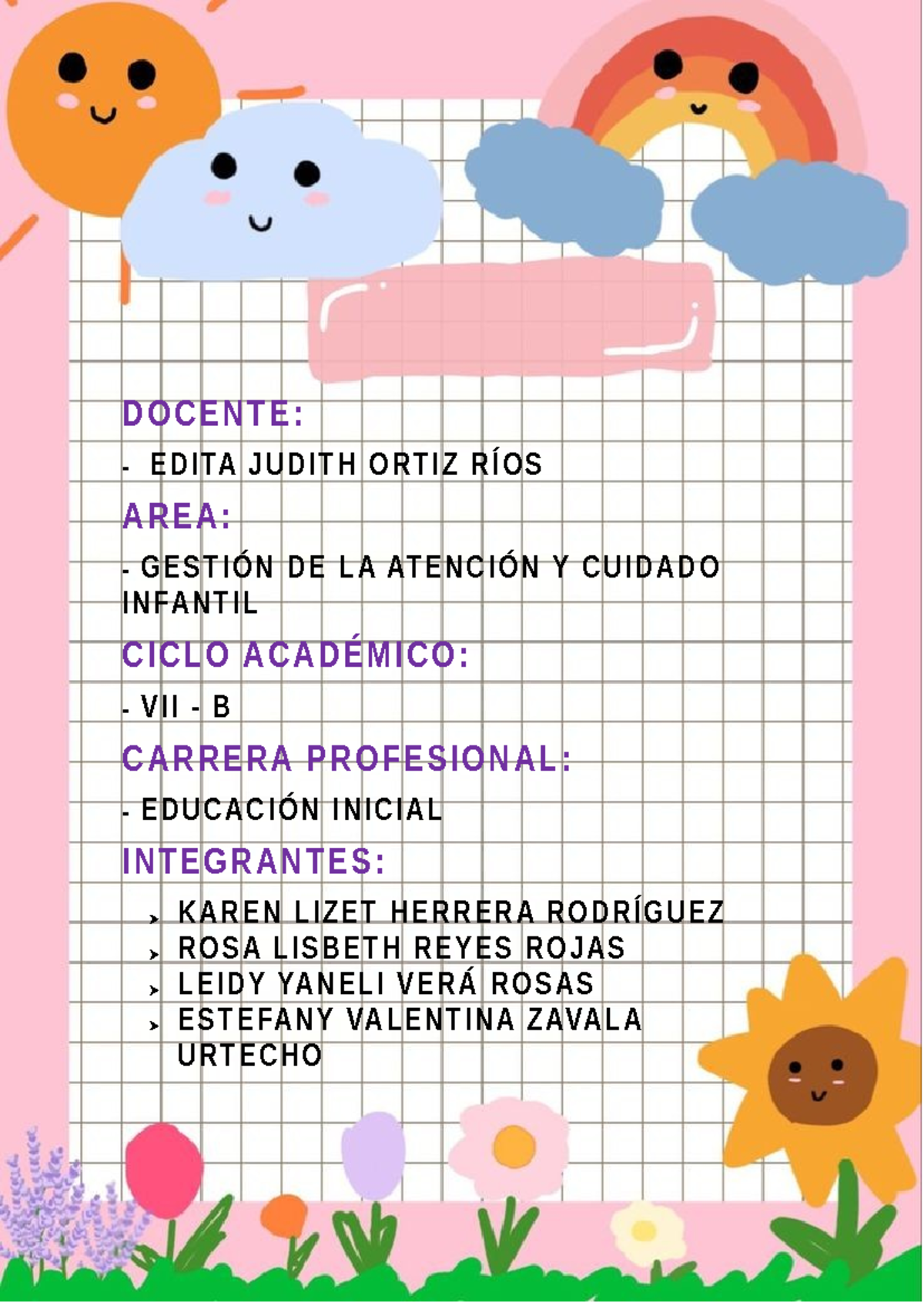 Etapas DEL Desarrollo DEL NIÑO DE 0 A 6 AÑOS - DOCENTE: EDI TA JU DI TH O RTI Z RÍ O S AREA: G ...