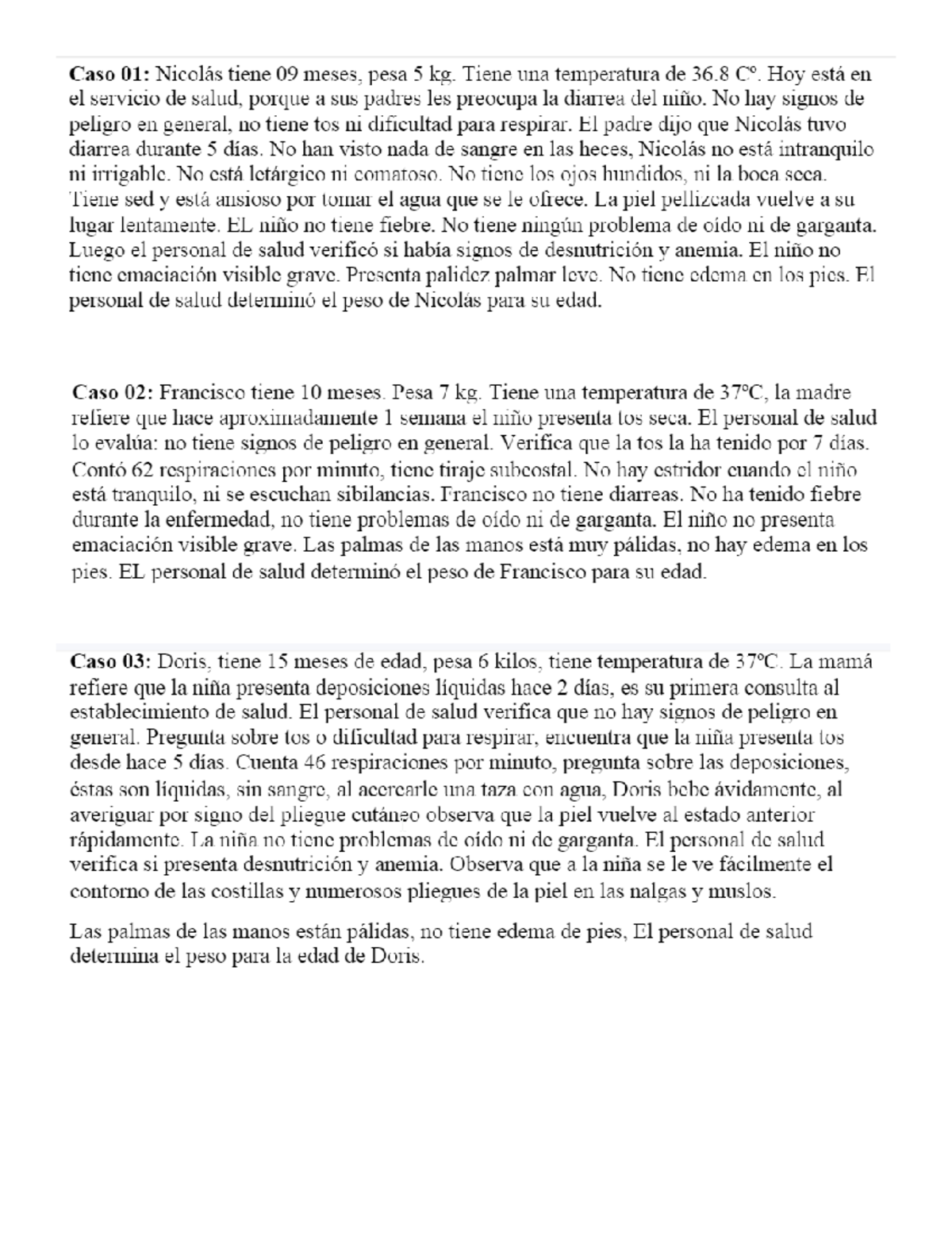 Casos Aiepi Semestre X-1 Taller - Clinicas Pediatricas - Studocu