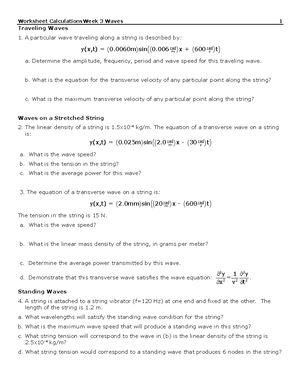 Calculations Worksheet Relativity - Calculations: Relativity A space ...