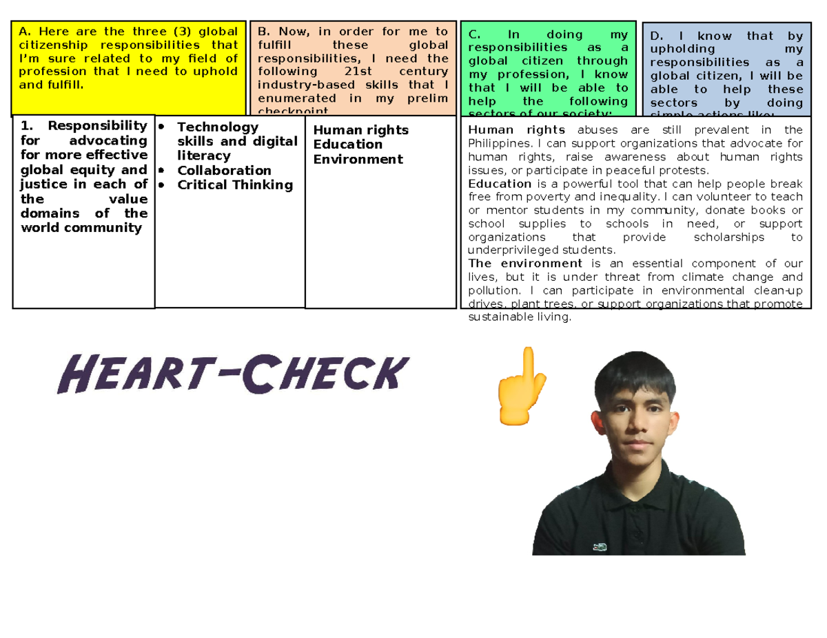 Heart-Check Template - Submit in this Assignment Classwork your ...