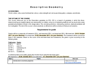 03 worksheet - practice 3 - Descriptive geometry , week 3 Construct the ...