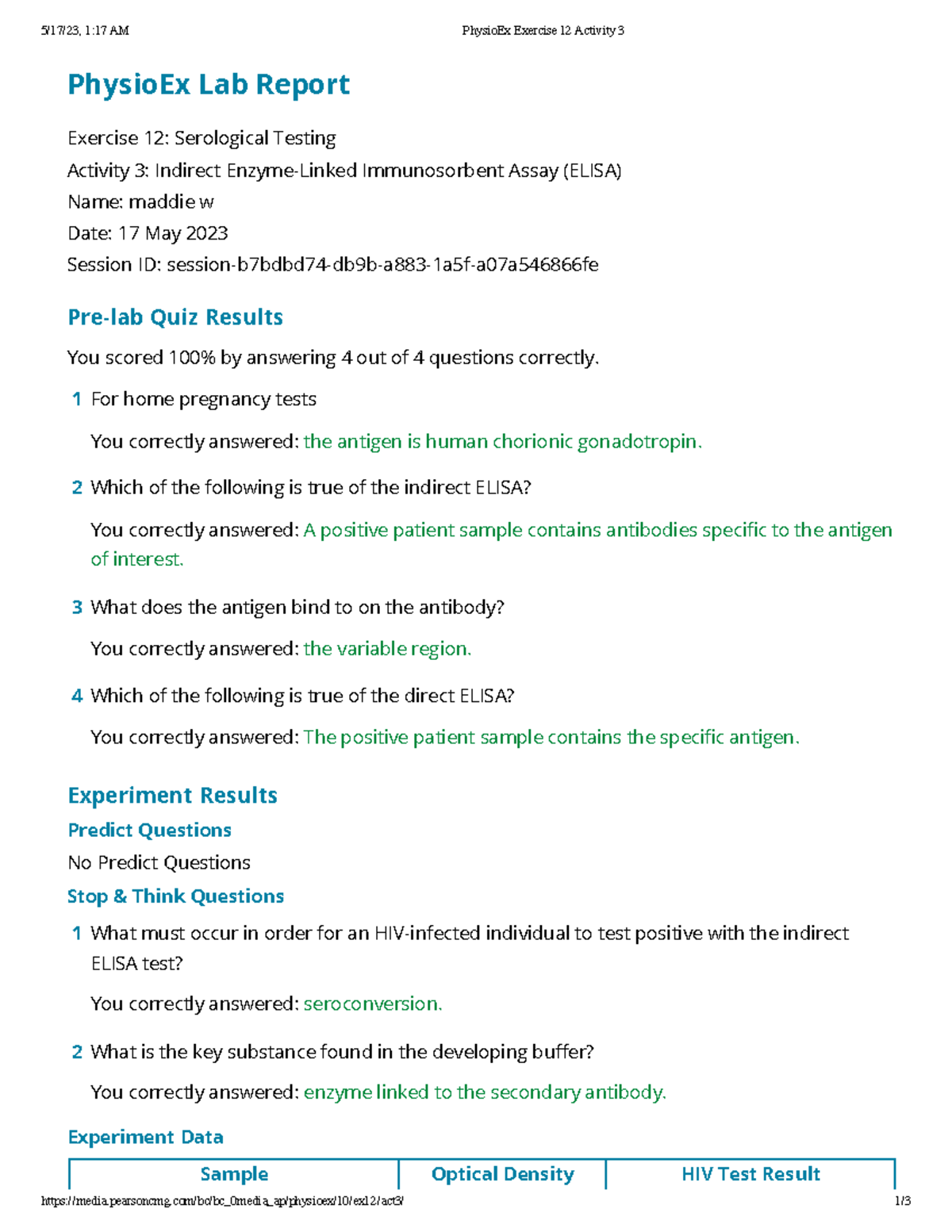 Physio Ex Exercise 12 Activity 3 - pearsoncmg/bc/bc_0media_ap/physioex ...
