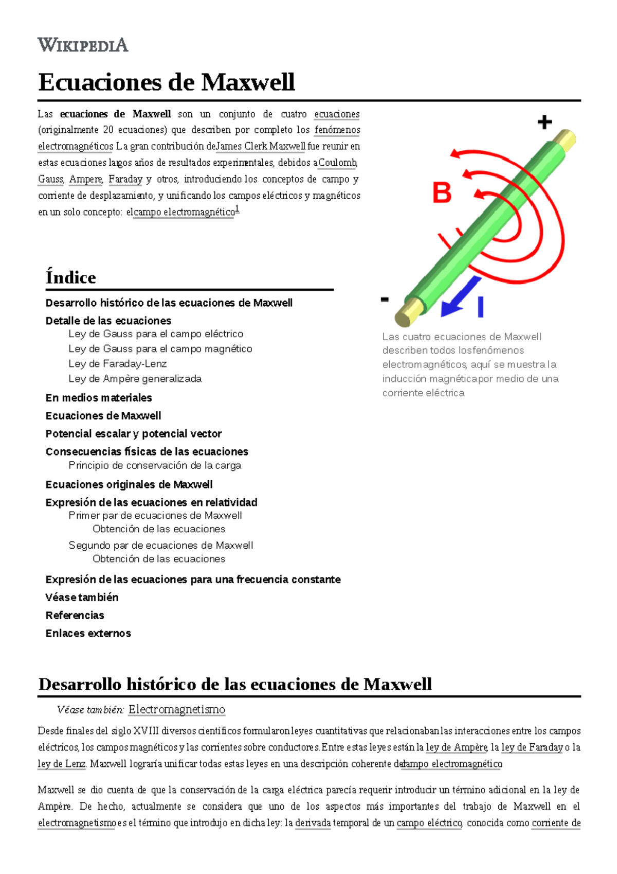 369687552 Ecuaciones de Maxwell - Ecuaciones de Maxwell Las ecuaciones ...