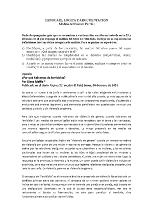 Lenguaje, lógica y argumentación, 1P - Lenguaje, lógica y argumentación Resumen 1er Parcial ...