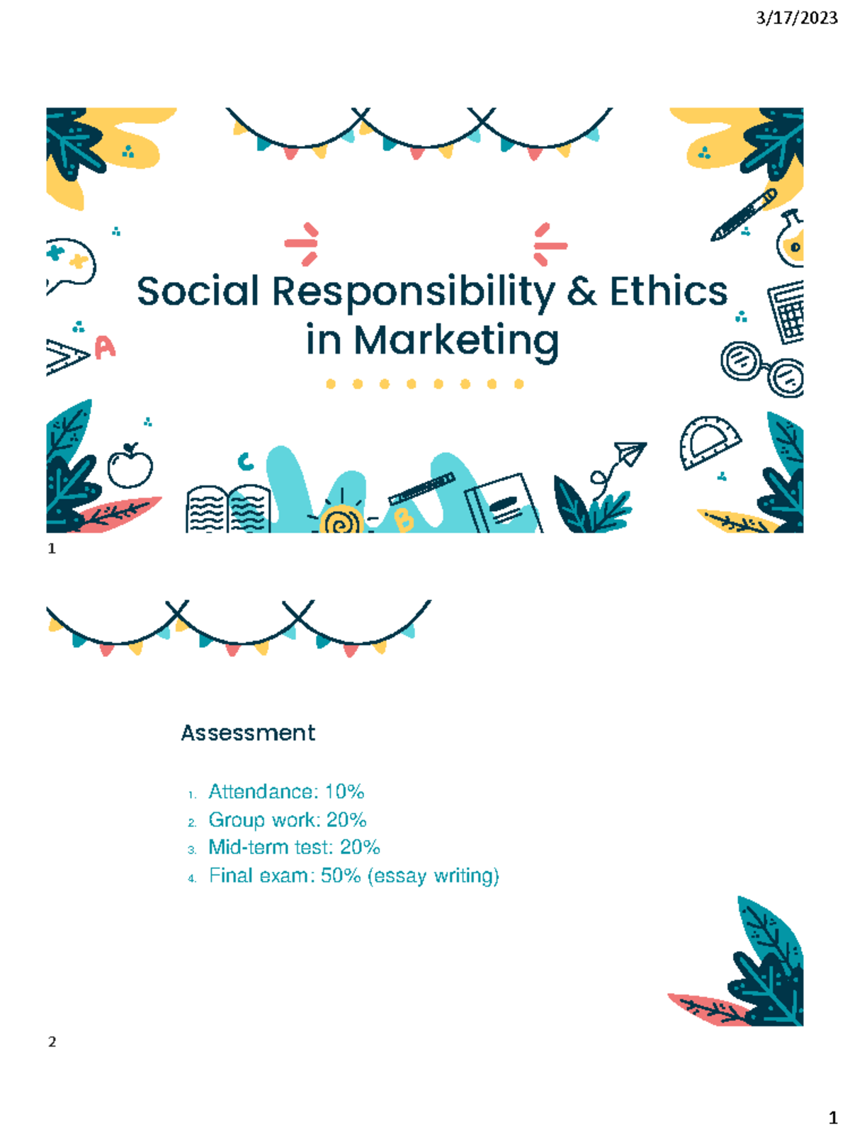 03.Social Responsibility ^L0 Ethics in Marketing Student slides ...