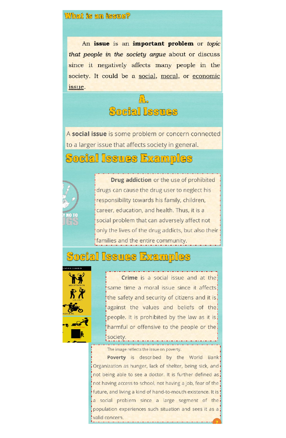 Social issues - grade 8 - Bachelor of Secondary Education - Studocu