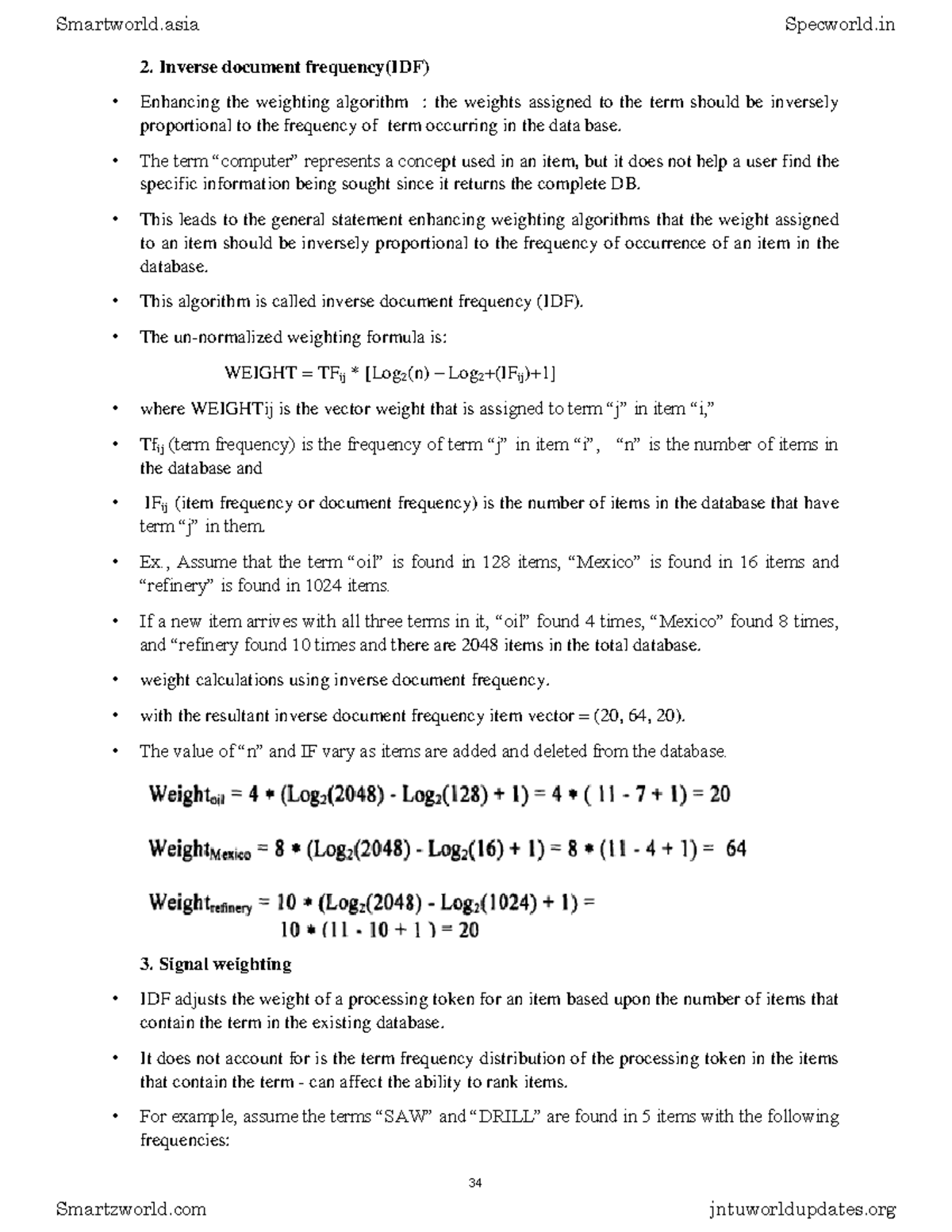 Information-Retrieval-Systems part-2 - Inverse document frequency(IDF ...