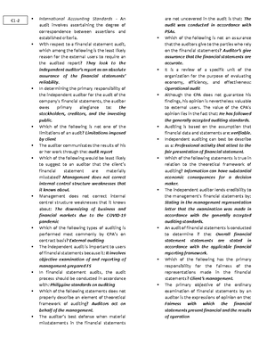 Chapter-13 ANSWER KEY - Chapter 13 Multiple-Choice Questions 1. easy A listing of all the things ...