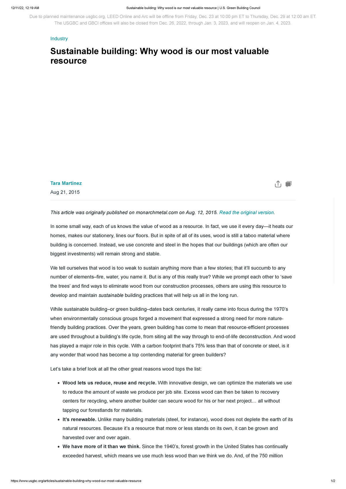 Wood - notes on green building - 12/11/22, 12:19 AM Sustainable ...