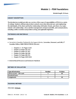 Workbook Answers PSW Palliative Care - Workbook Answers One key message ...
