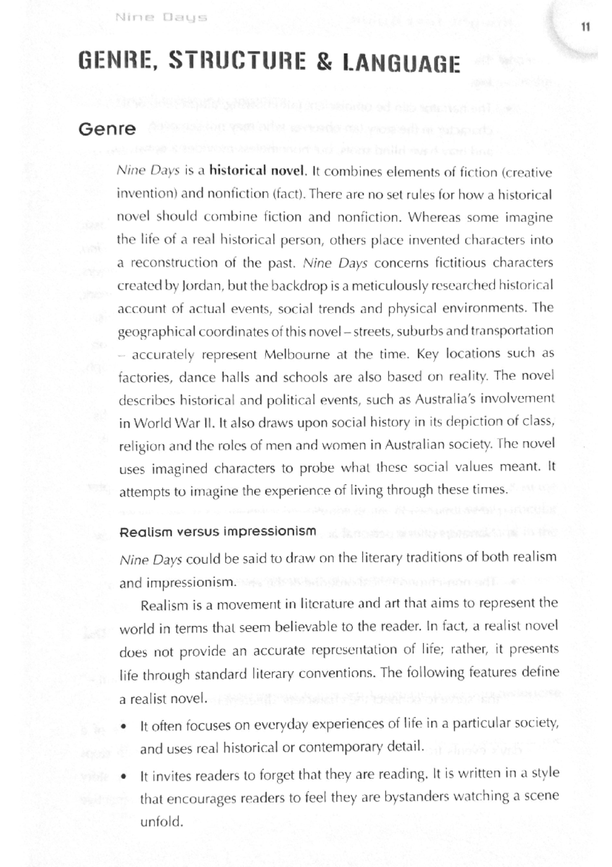 Genre, structure and language - Dev2011 - Studocu