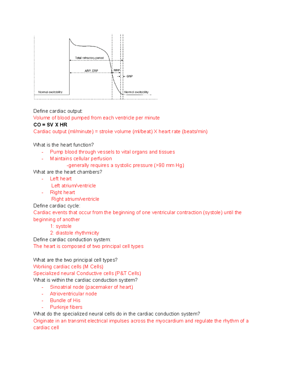 EKG,Monitoring CH 3 practice - Define cardiac output: Volume of blood ...