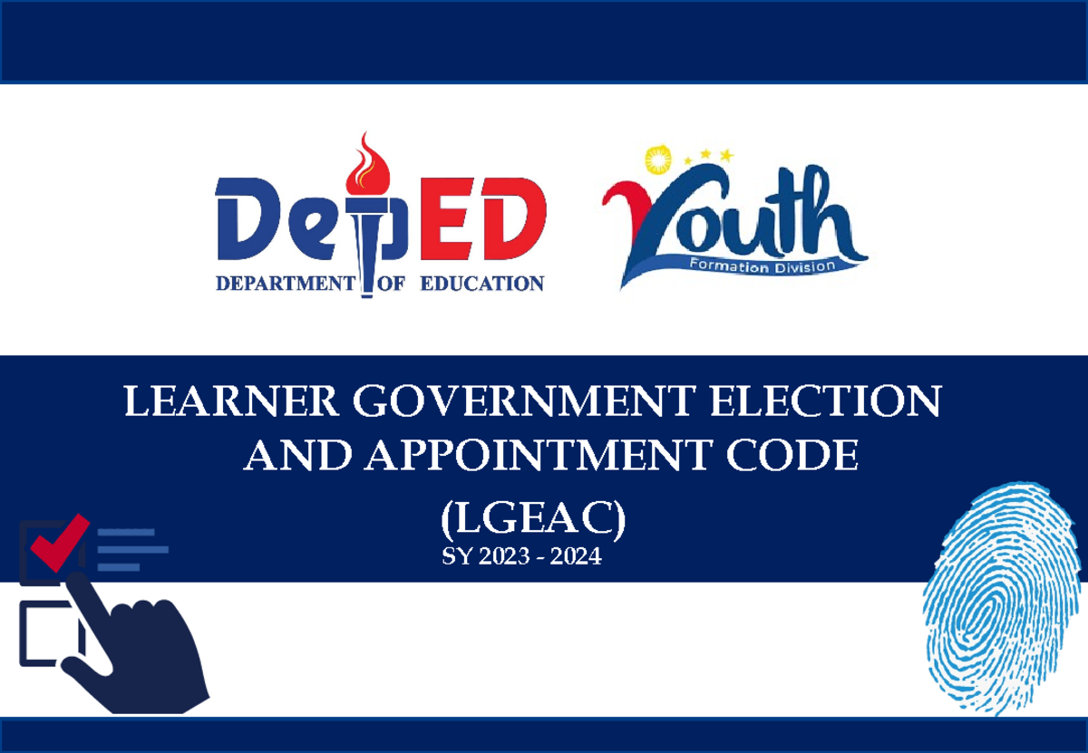648763457 p2 Lg Comea 2023 - DEPARTMENT OF EDUCATION LEARNER GOVERNMENT ...