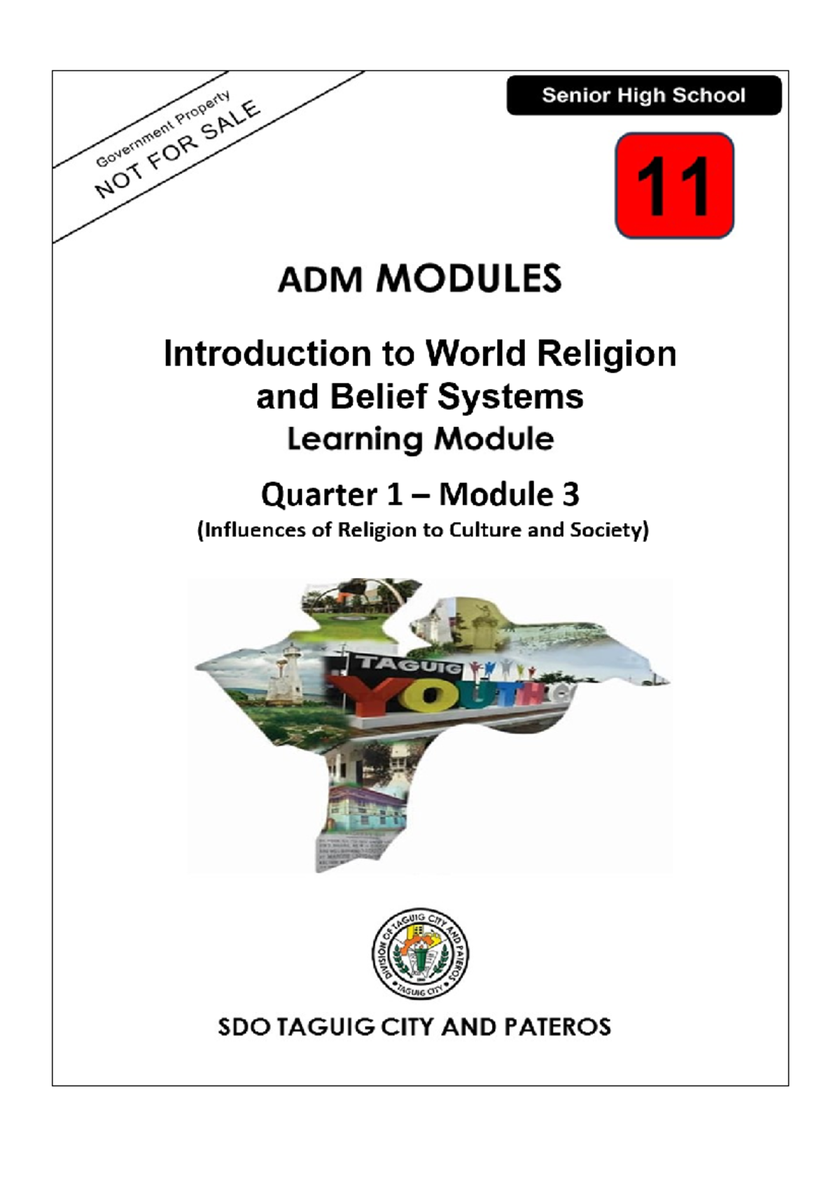 ITWR-3 Quarter 1 Week 3 - Introductory Message For the facilitator: This module was ...