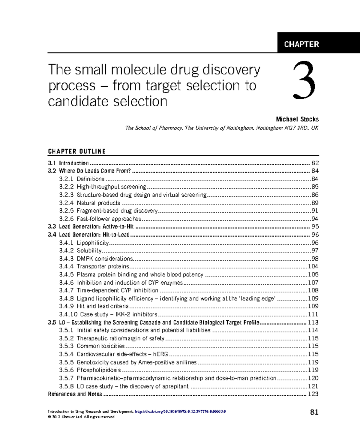 Chapter 3 - Sufficient - The small molecule drug discovery process ...