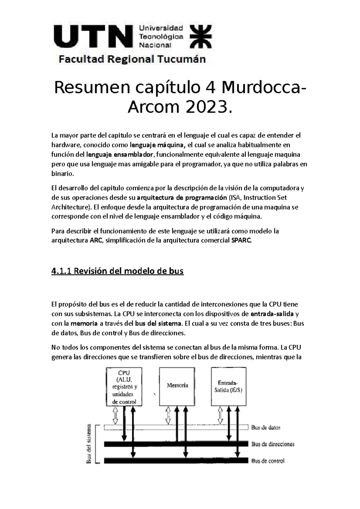Resumen capítulo 4 Murdocca - Resumen capítulo 4 Murdocca- Arcom 2023 ...