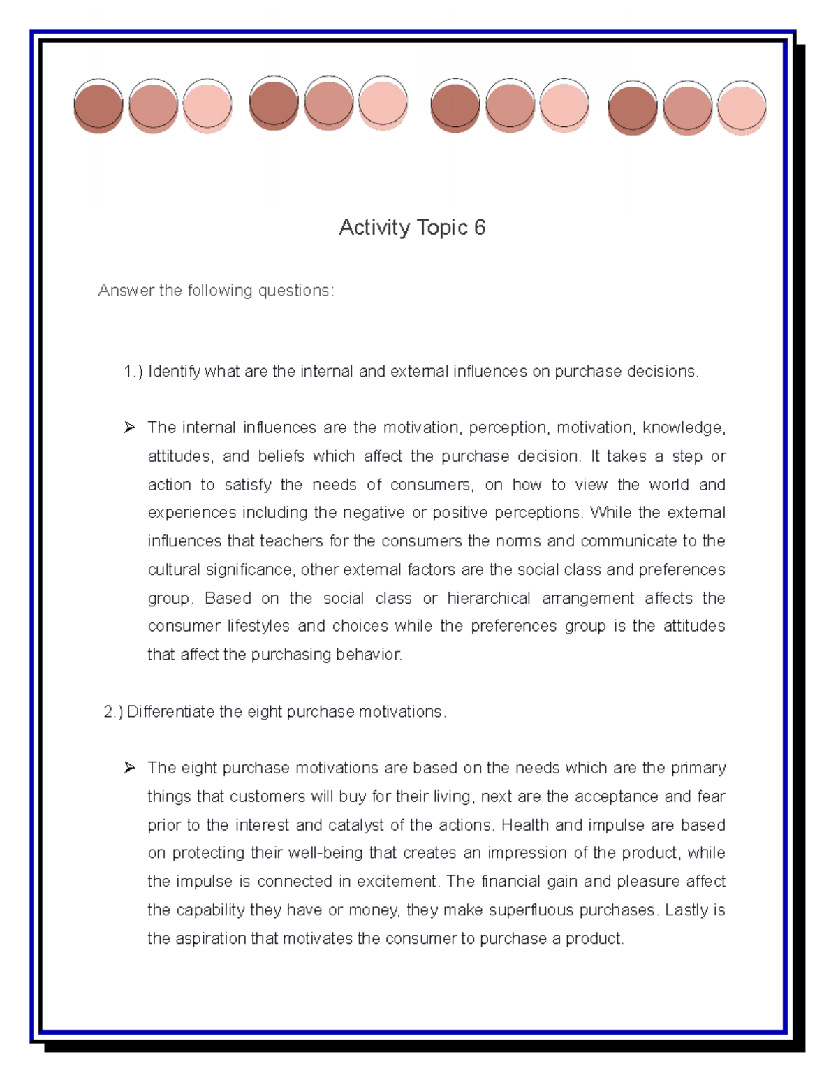 Activity 1 HRM - Assignment and activities in human resource management ...