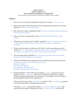 Study Guide 5 Gathering of Israel - Study Guide 5 The Gathering of ...