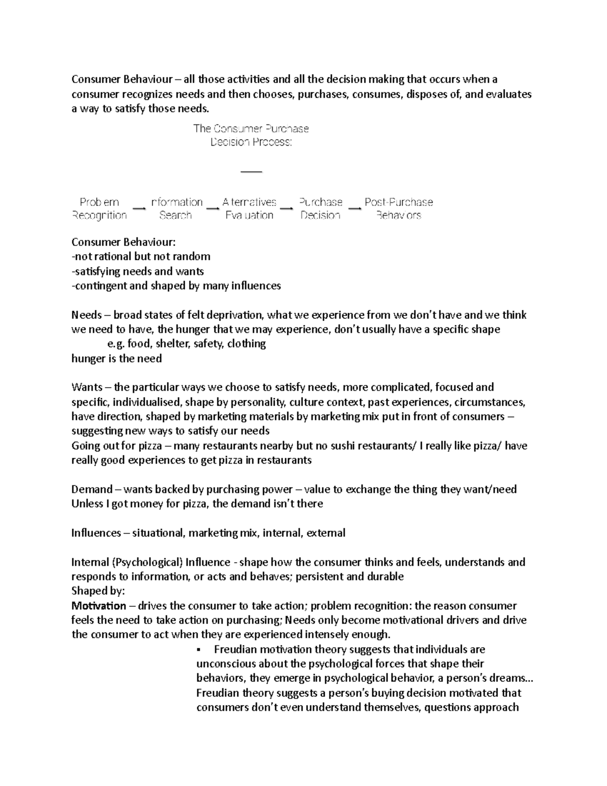 Mos1021 Lecture 7 Mos 1021 Consumer Behaviour All Those