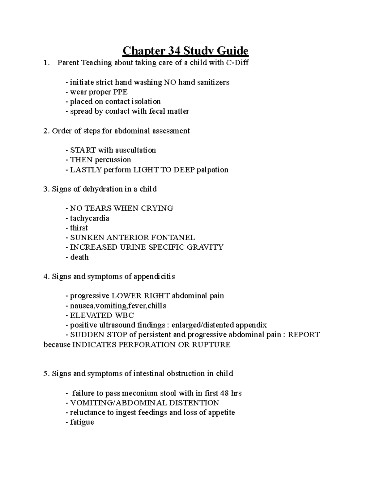 Chapter 34 stuy guide - Chapter 34 Study Guide Parent Teaching about ...