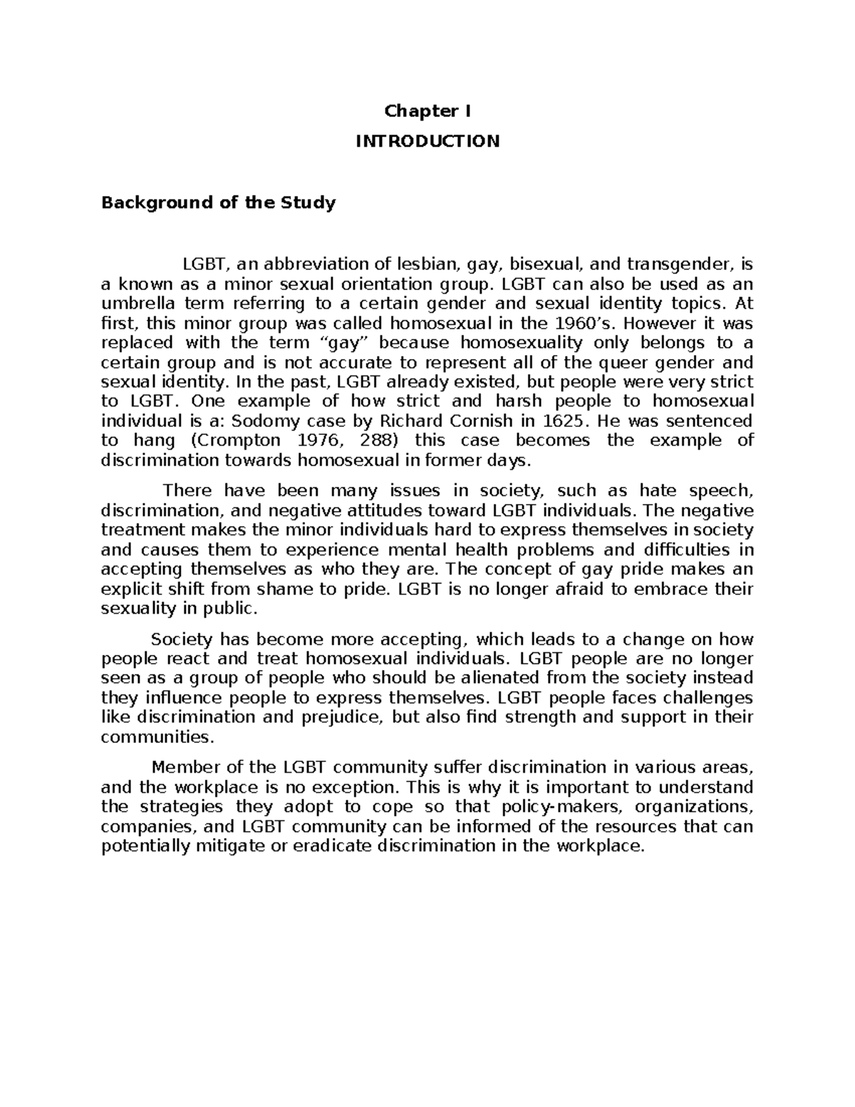 Group-4-research - Challenges and coping mechanism of Lgbt students ...
