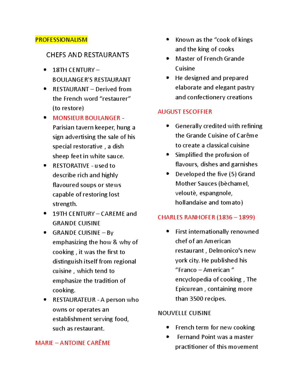 Kitchen Essentials Reviewer - PROFESSIONALISM CHEFS AND RESTAURANTS ...