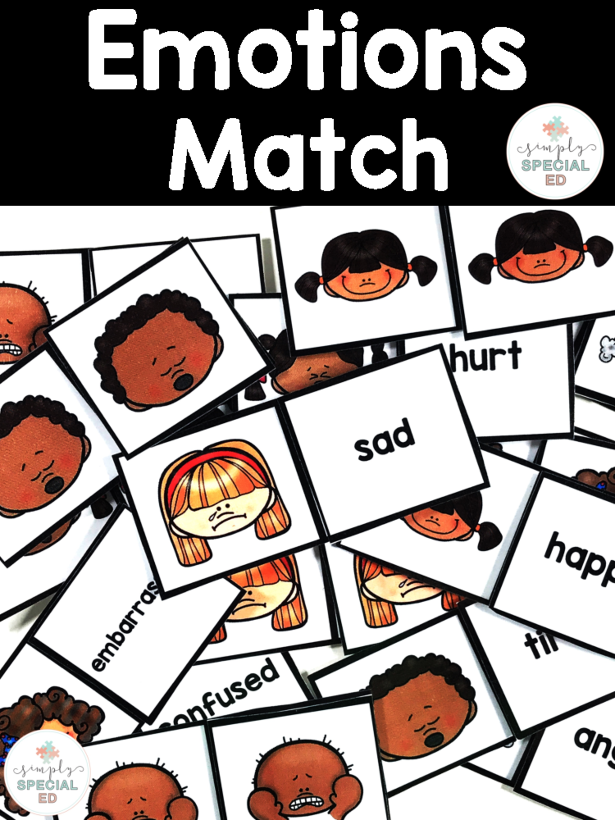 Emotions Matchfor Special Education FREE-1 - Emotions Match © Simply ...