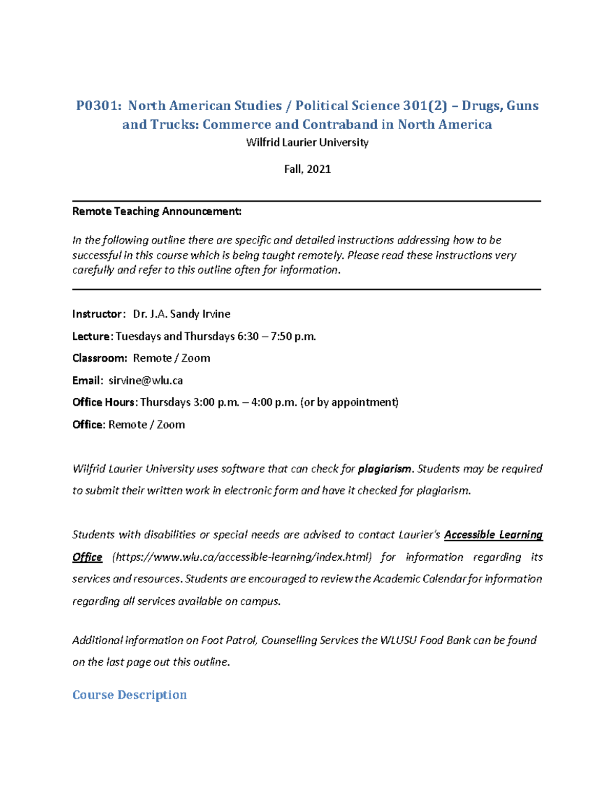 Po301/NO-301-A-PO-301-A - Commerce courseoutline for fall-2021-irvine ...