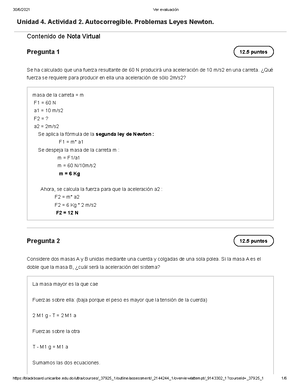 Unidad 4. Actividad 1. Leyes De Newton Veronica - Unidad 4. Actividad 1 ...