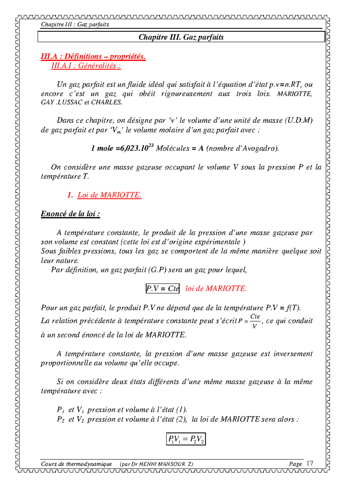 Aero chimie-gaz-parfaits-2 - Chapitre III. Gaz parfaits III ...