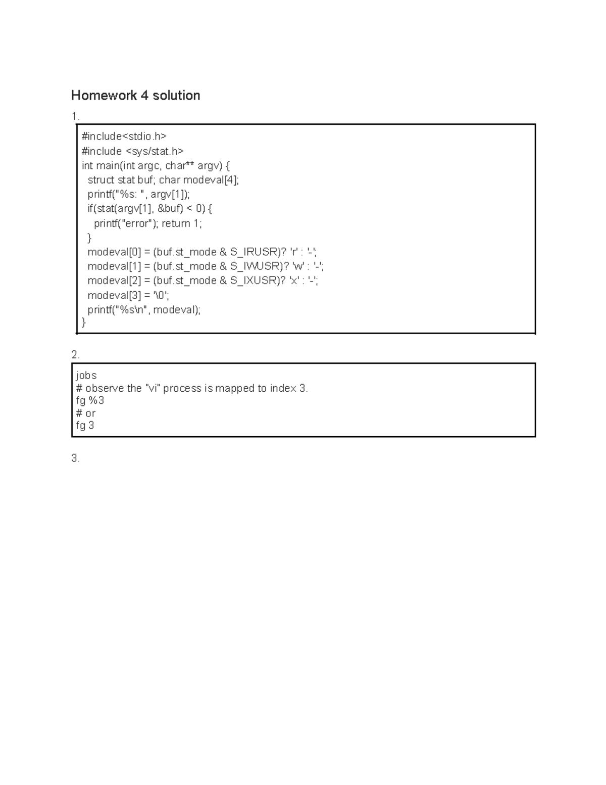 Homework 4 solution - Homework 4 solution 1. #include #include int - Studocu