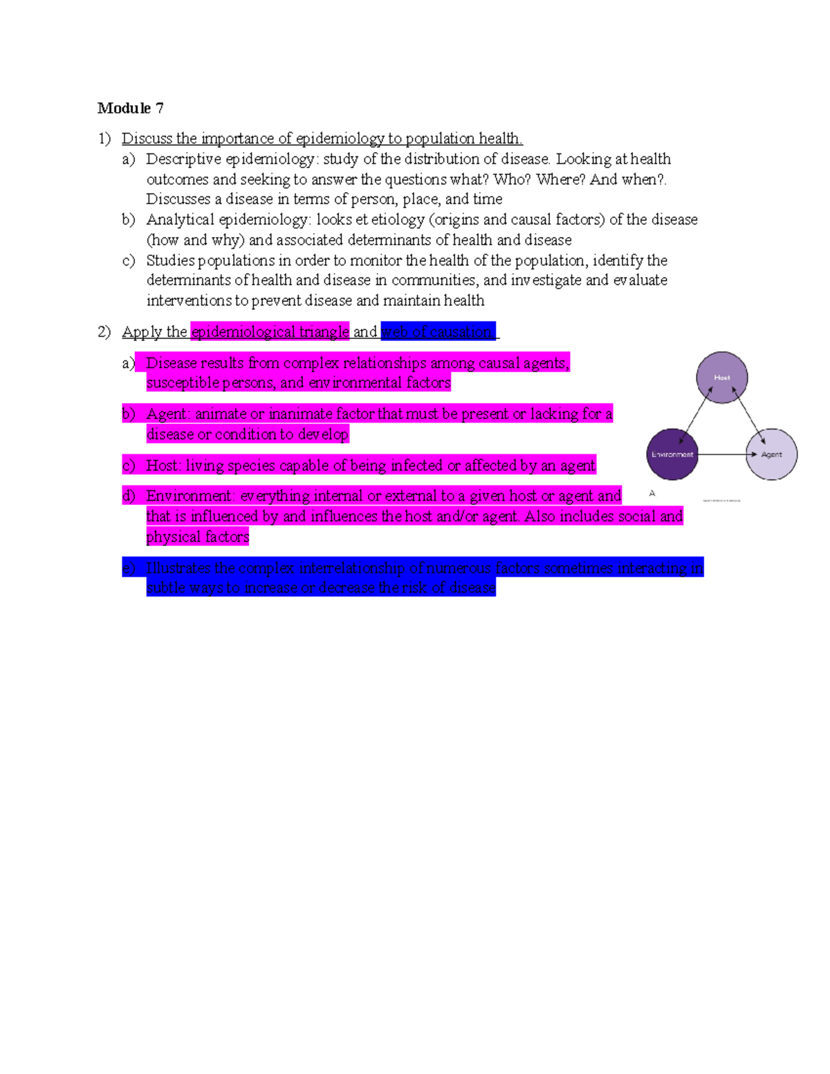 Unit 7 Learning Objectives - Module 7 Discuss the importance of ...