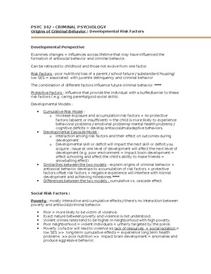 Forensic Psychology study notes Marianopolis College - Forensic ...