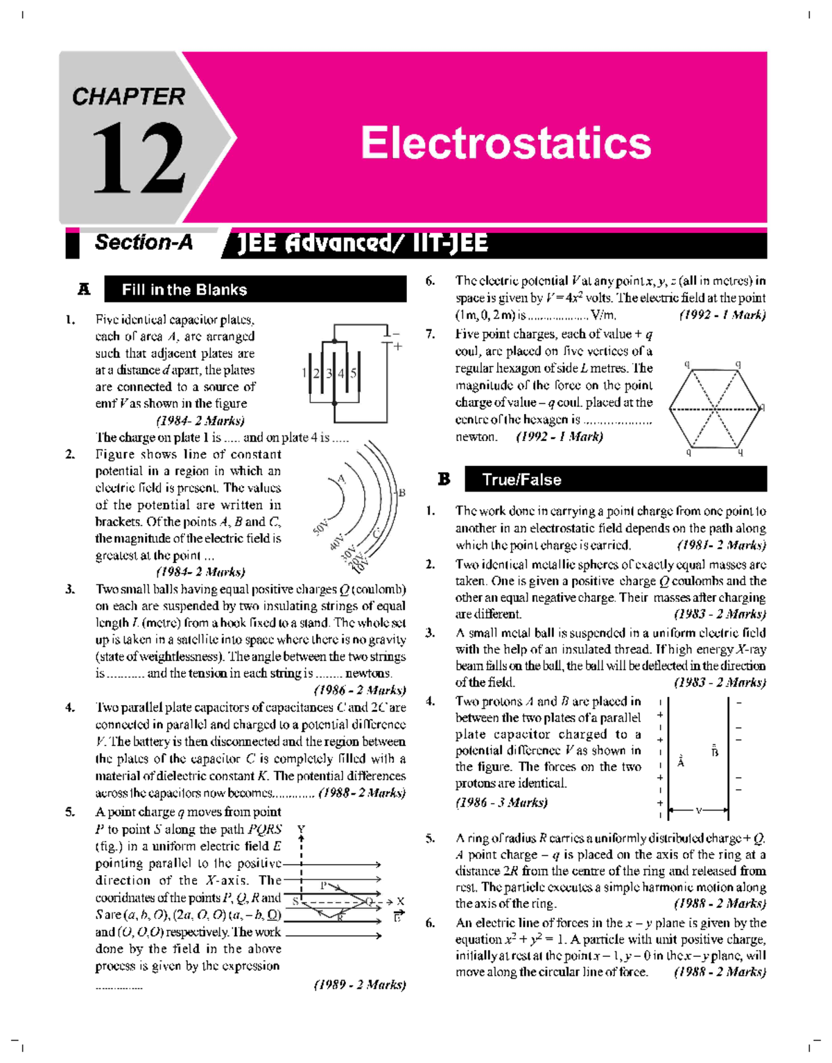 Electrostatic - the branch of science concerned with the nature and properties of matter and ...