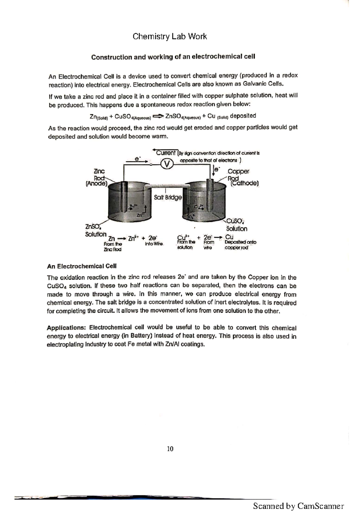 Chemistry LAB 2 - CH 1220 - Studocu