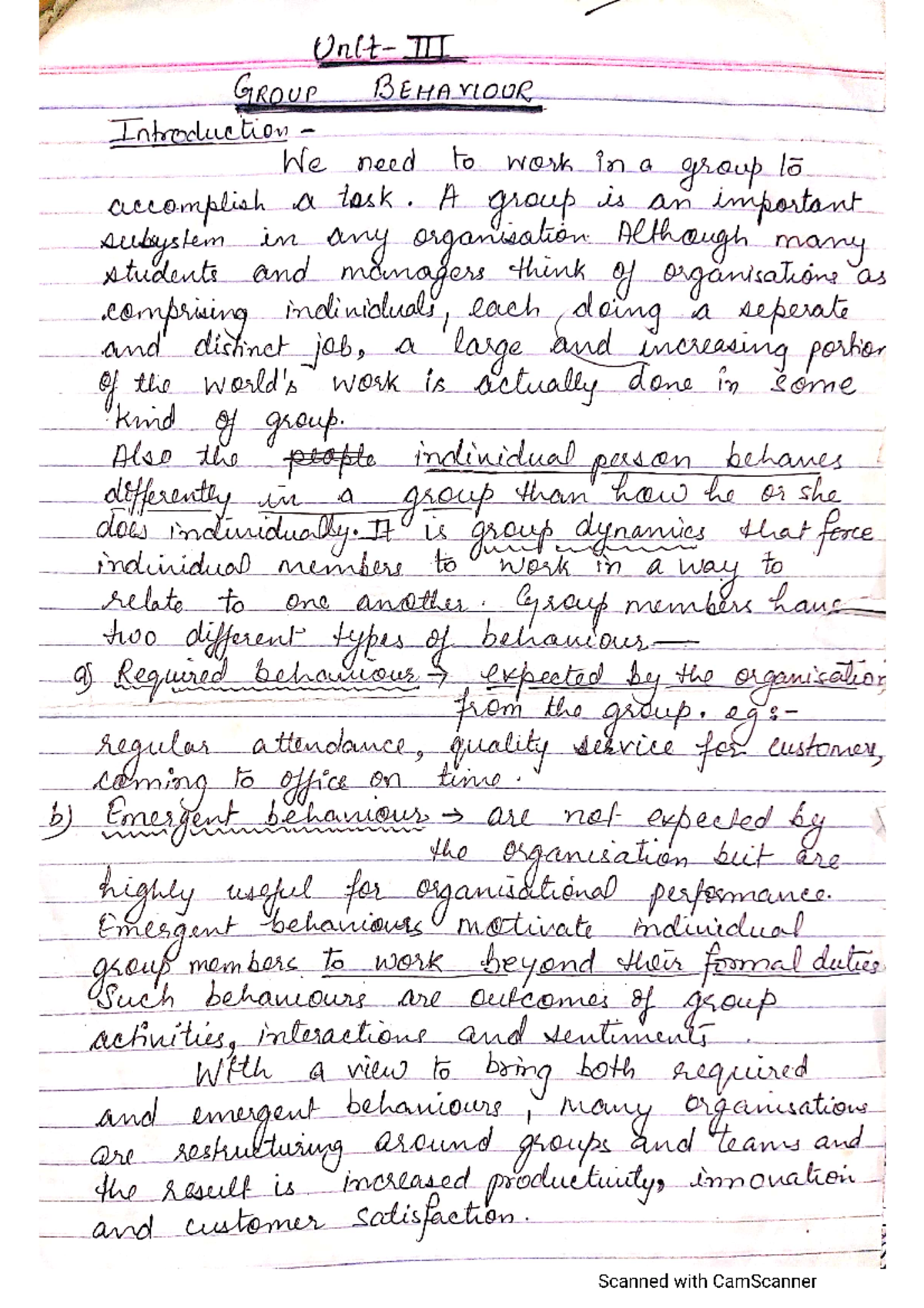 Group behaviour - SAT Book - Studocu