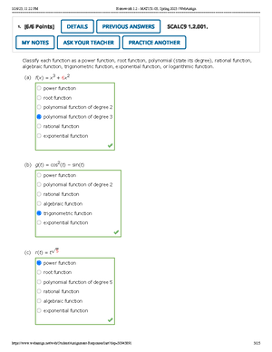 Sketch a Curve Practice Problem - MATH 151 - Studocu