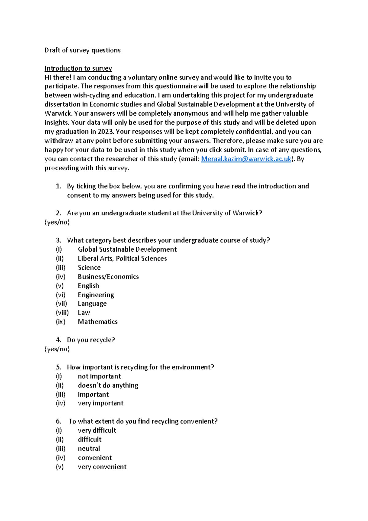 Surveyquestions Questions Draft Of Survey Questions Introduction To surveyquestions-questions-draft-of-survey-questions-introduction-to